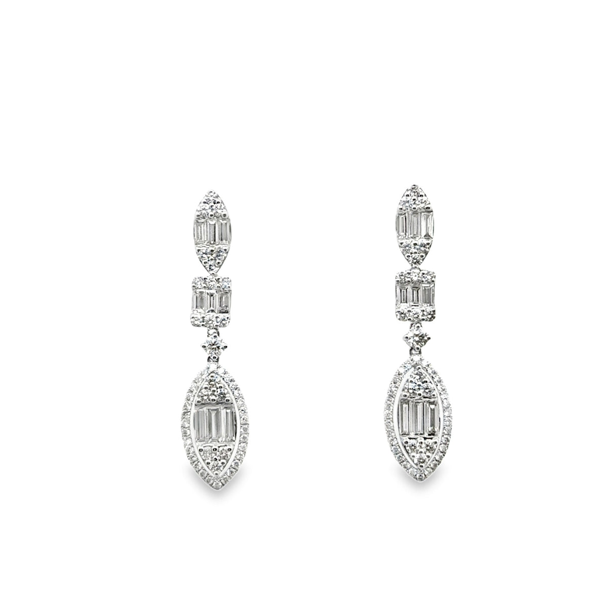 18k white gold illusion set mu – Kelly Wade Jewelers